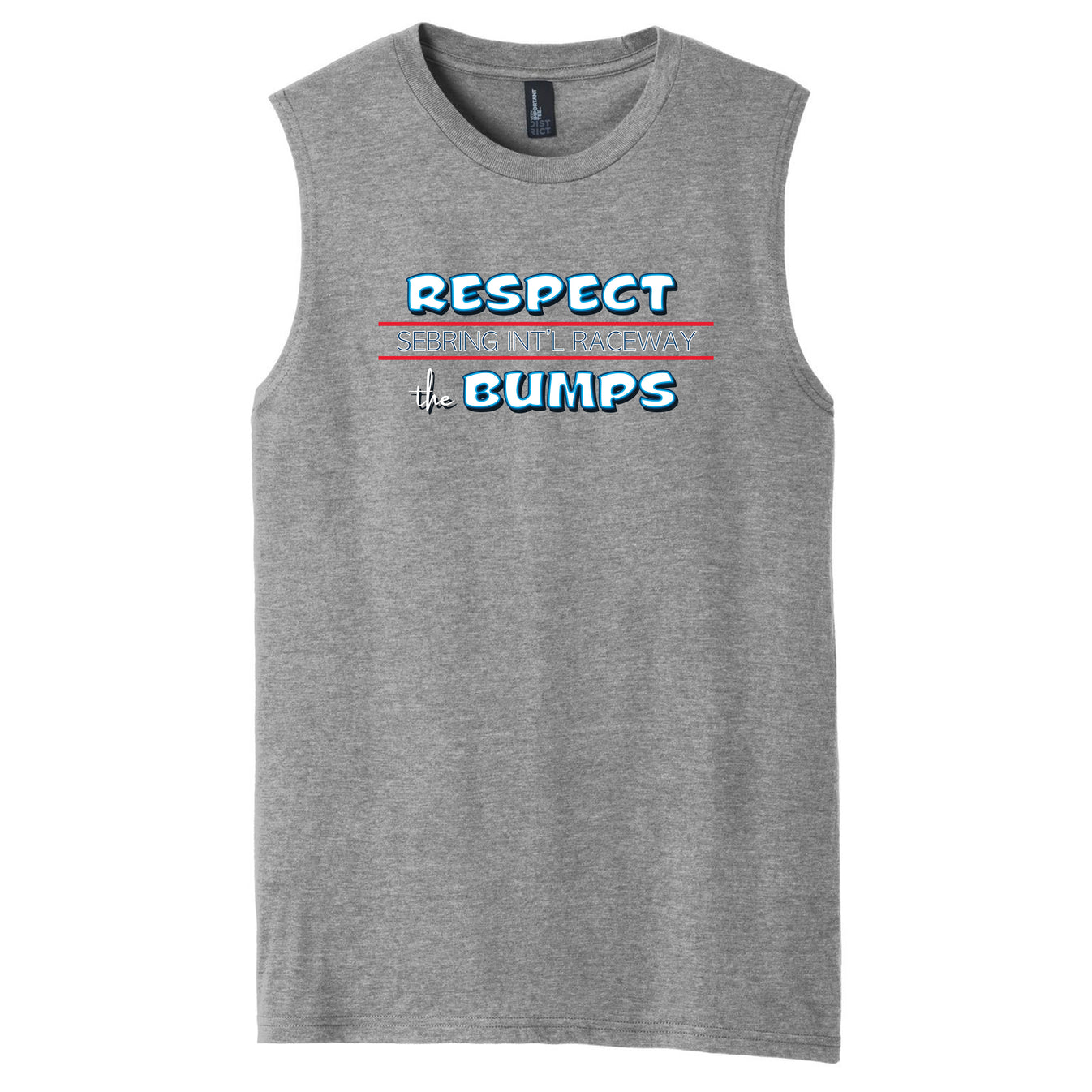"Respect the Bumps" Muscle Tank - Grey – Sebring PX