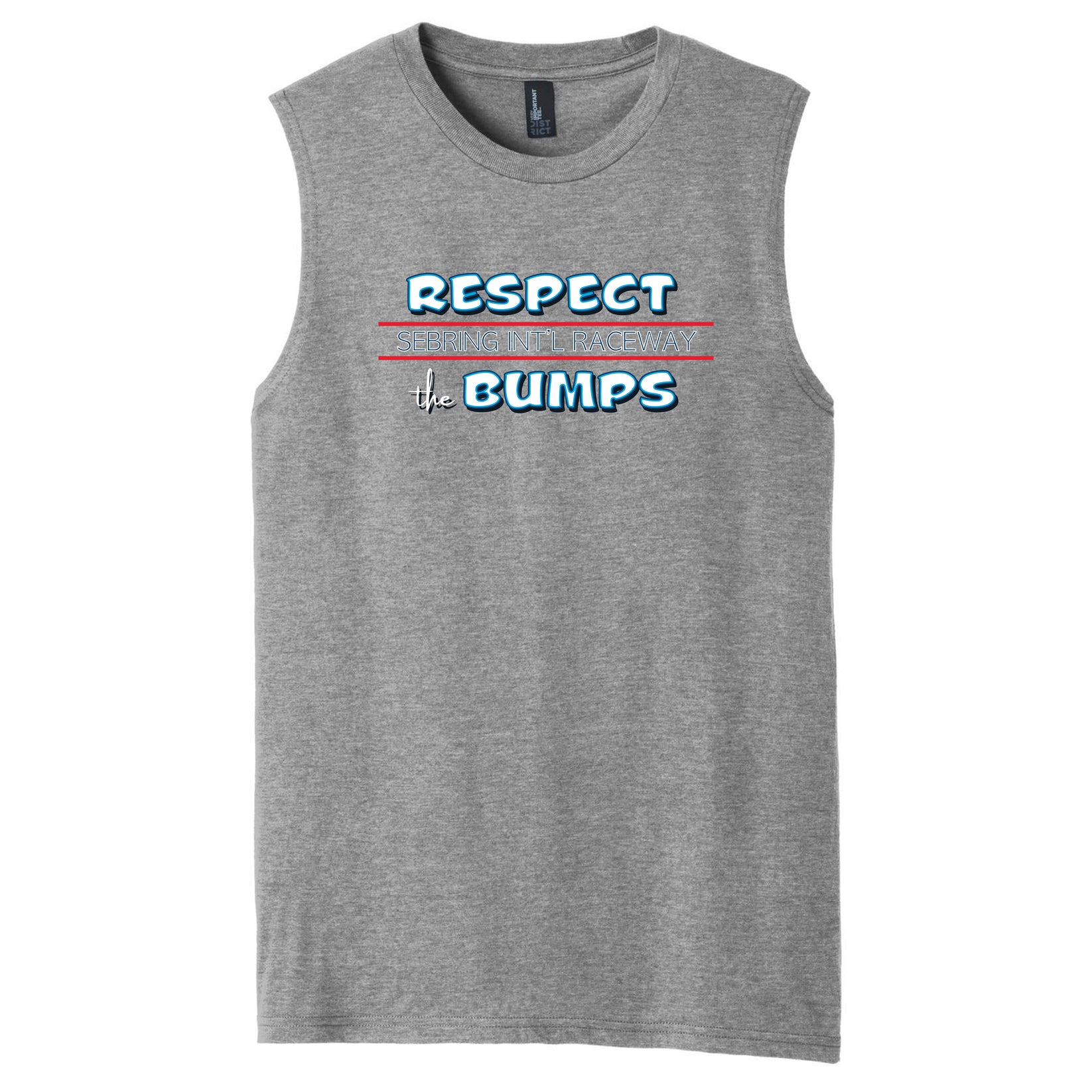 "Respect the Bumps" Muscle Tank - Grey – Sebring PX