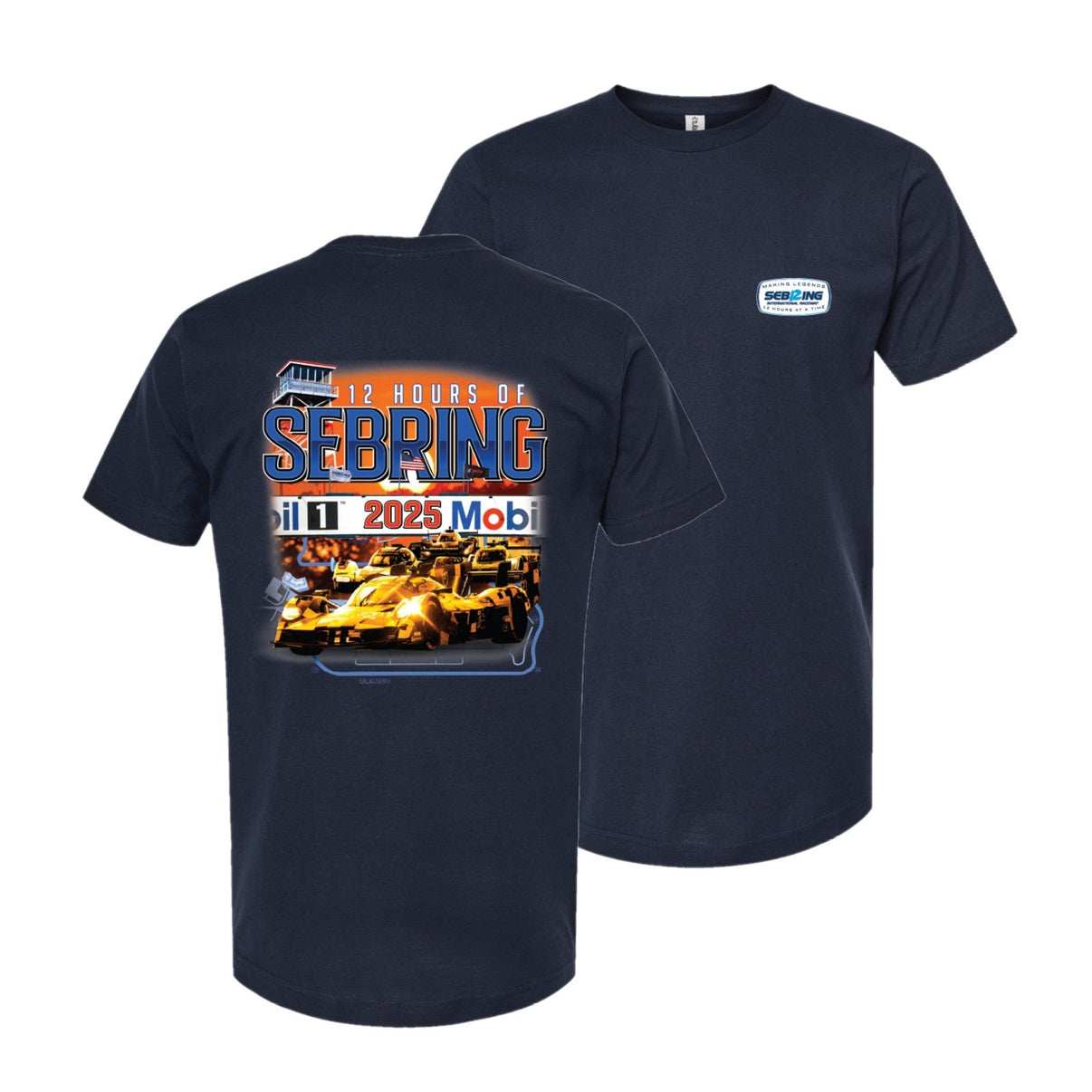 2025 Sebring Icons Tee - Denim – Sebring PX